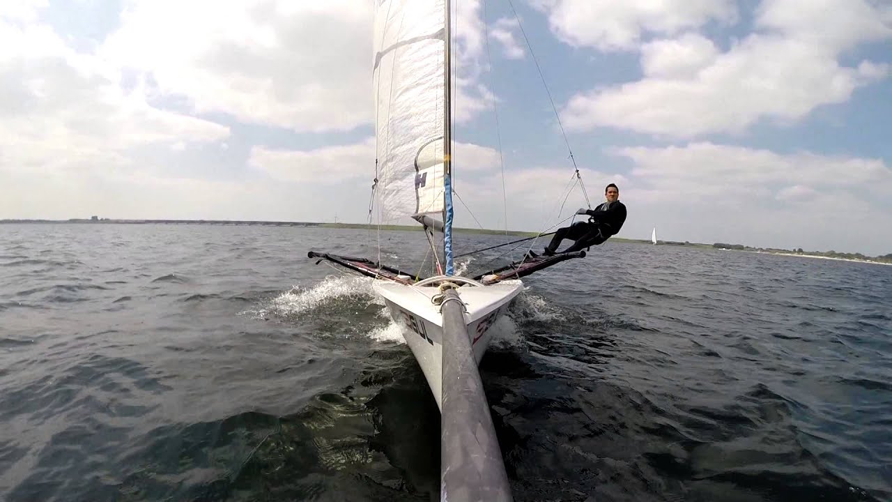 RS700 Dinghy Sailing - YouTube
