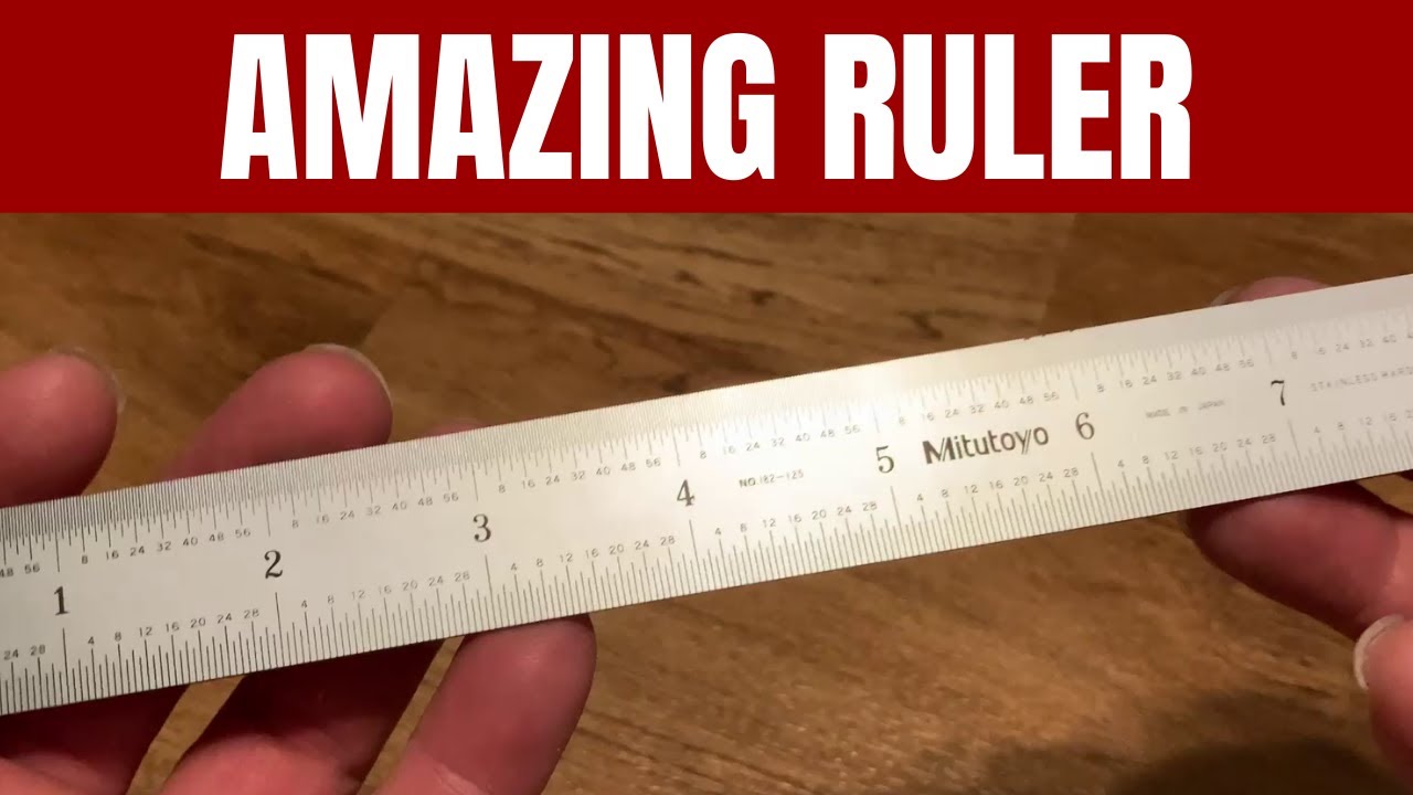 Mitutoyo Steel Ruler - YouTube
