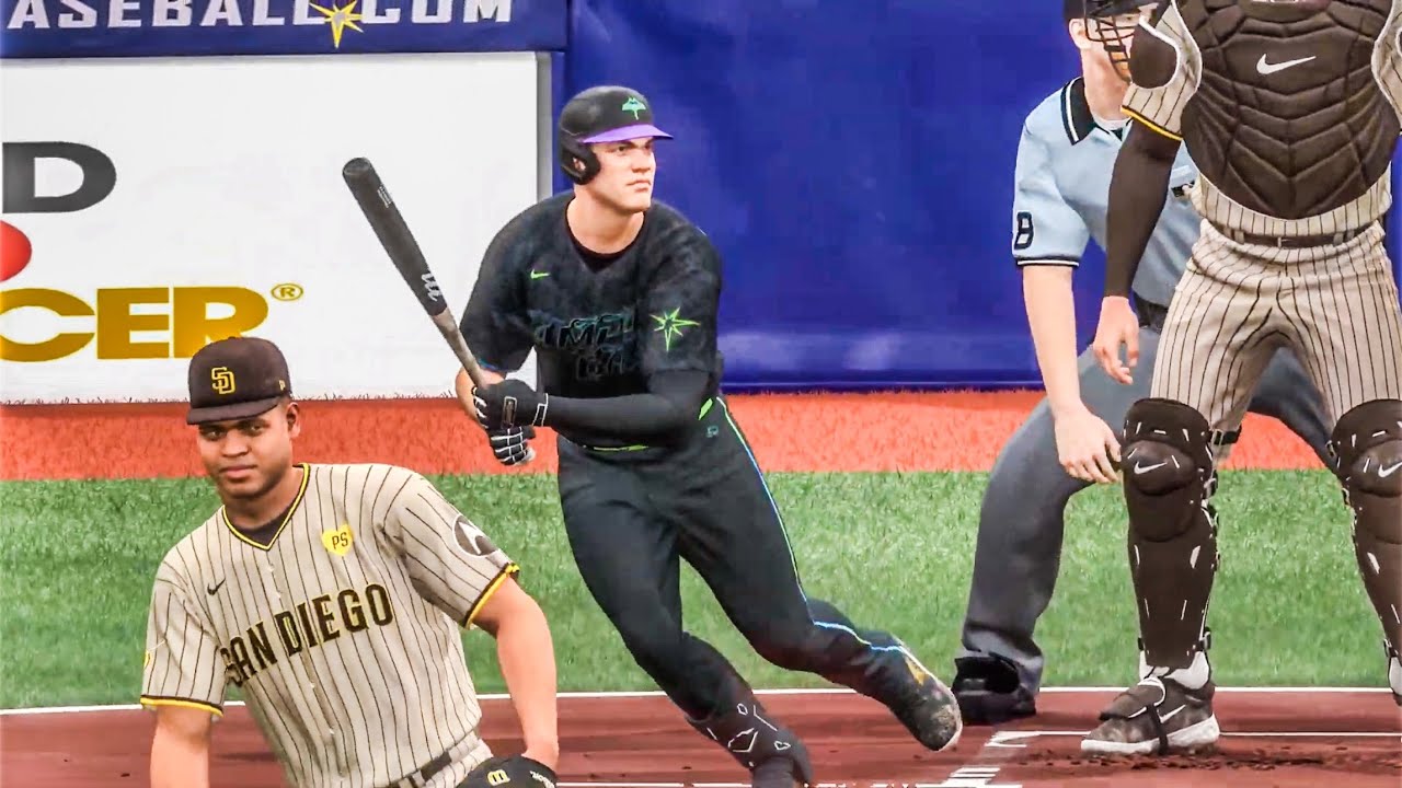 Tampa Bay Rays vs San Diego Padres 8/31/2024 MLB The Show 24 Gameplay ...