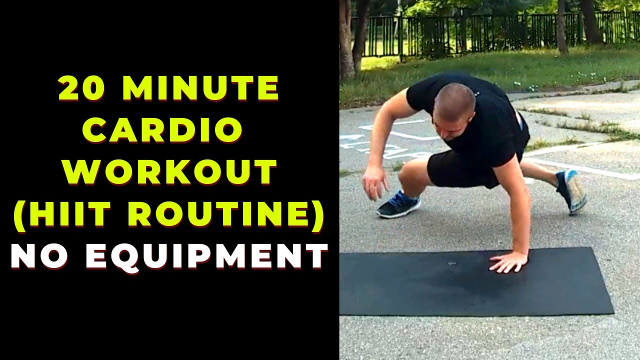 20 Minute Cardio Workout (HIIT Full Body Session) - YouTube