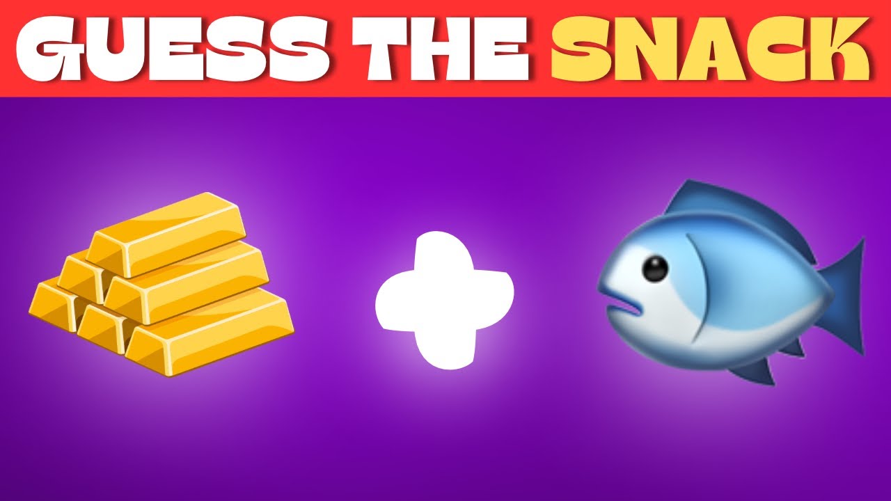 GUESS The SNACK & JUNK FOOD By Emoji 🍕🍫| OptionOverLoadTV - YouTube