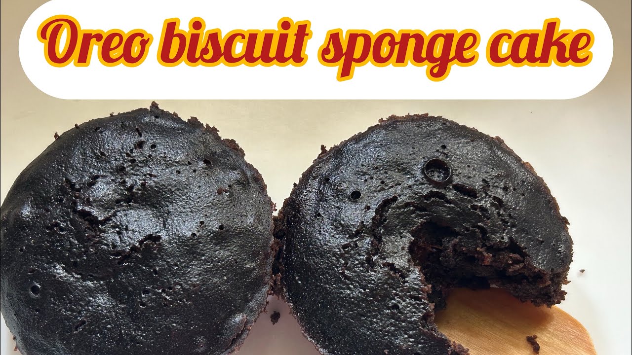 Oreo biscuit sponge cake | 2 ingredients cake | easy and soft cake ...