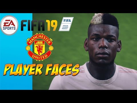 FIFA 19 - Manchester United Player Faces