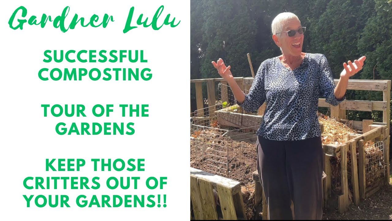 EASY COMPOSTING SYSTEM - INGENIOUS FENCING IDEA THAT KEEPS THE CRITTERS ...