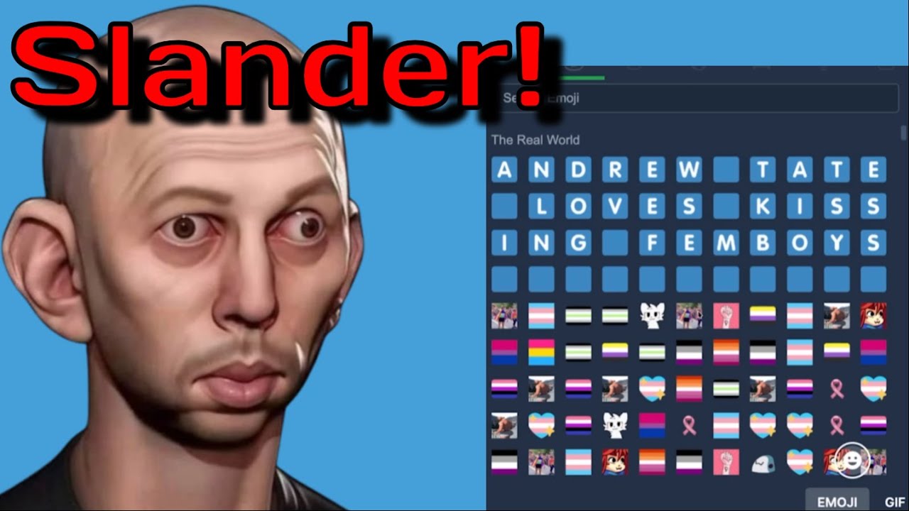 Andrew Tate Slander (The Most Insecure Bald Man On The Internet) - YouTube