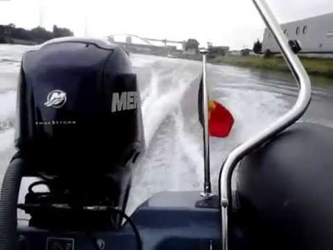 Mercury Verado 150 hp + Bombard - YouTube