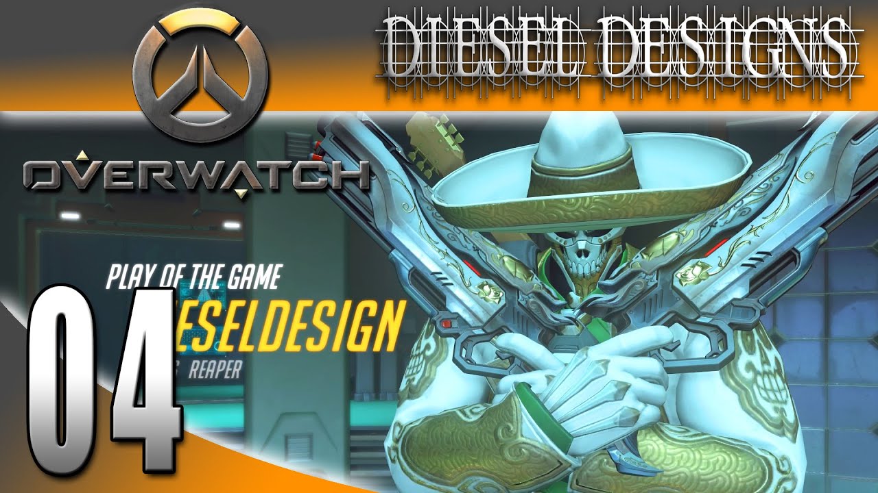 Overwatch Gameplay : EP4: Legendary Reaper Skin El Blanco Mariachi! (HD ...