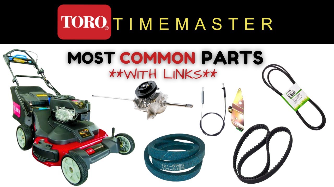 Essential Toro Timemaster Parts: Find and Replace with Ease | Keeping ...