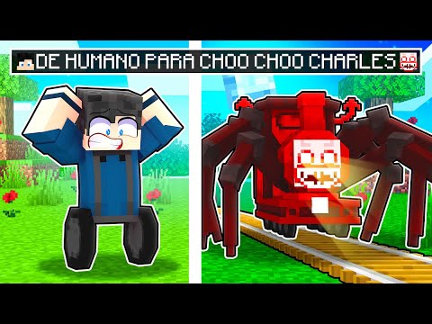 DE HUMANO PARA CHO CHO CHARLES no MINECRAFT! - YouTube