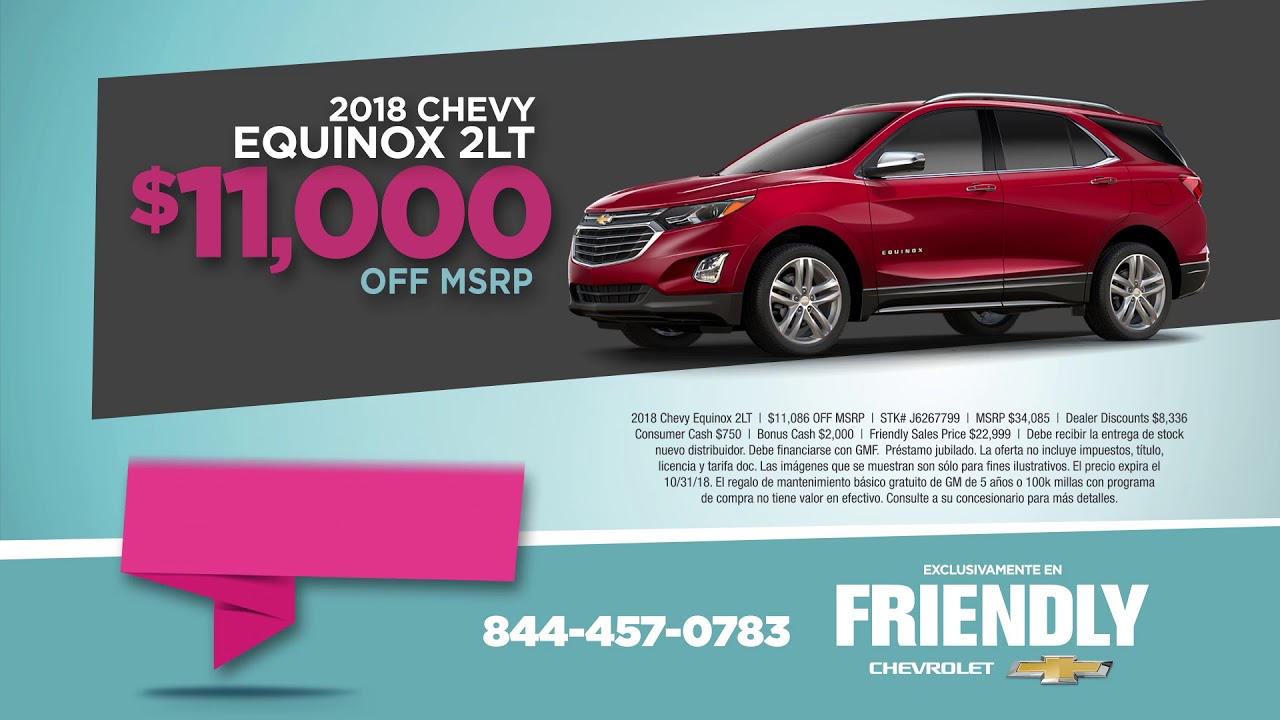 Pink Tag Sales Event at Friendly Chevrolet | Equinox - YouTube