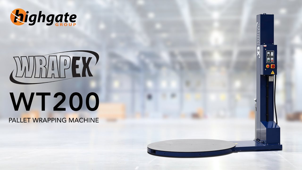Wrapex WT200 Pallet Wrapping Machine | Highgate Group - YouTube