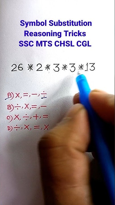 Symbol Substitution Short Tricks | Symbol Replacement Tricks | Reasoning Shortcuts Tricks in ...