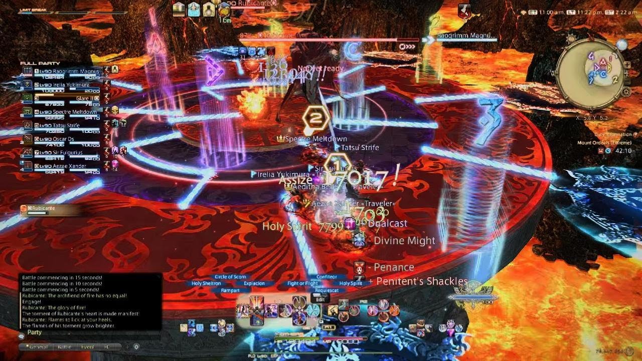 Mount Ordeals Extreme (Rubicante Ex) - First clear - Tank POV - YouTube