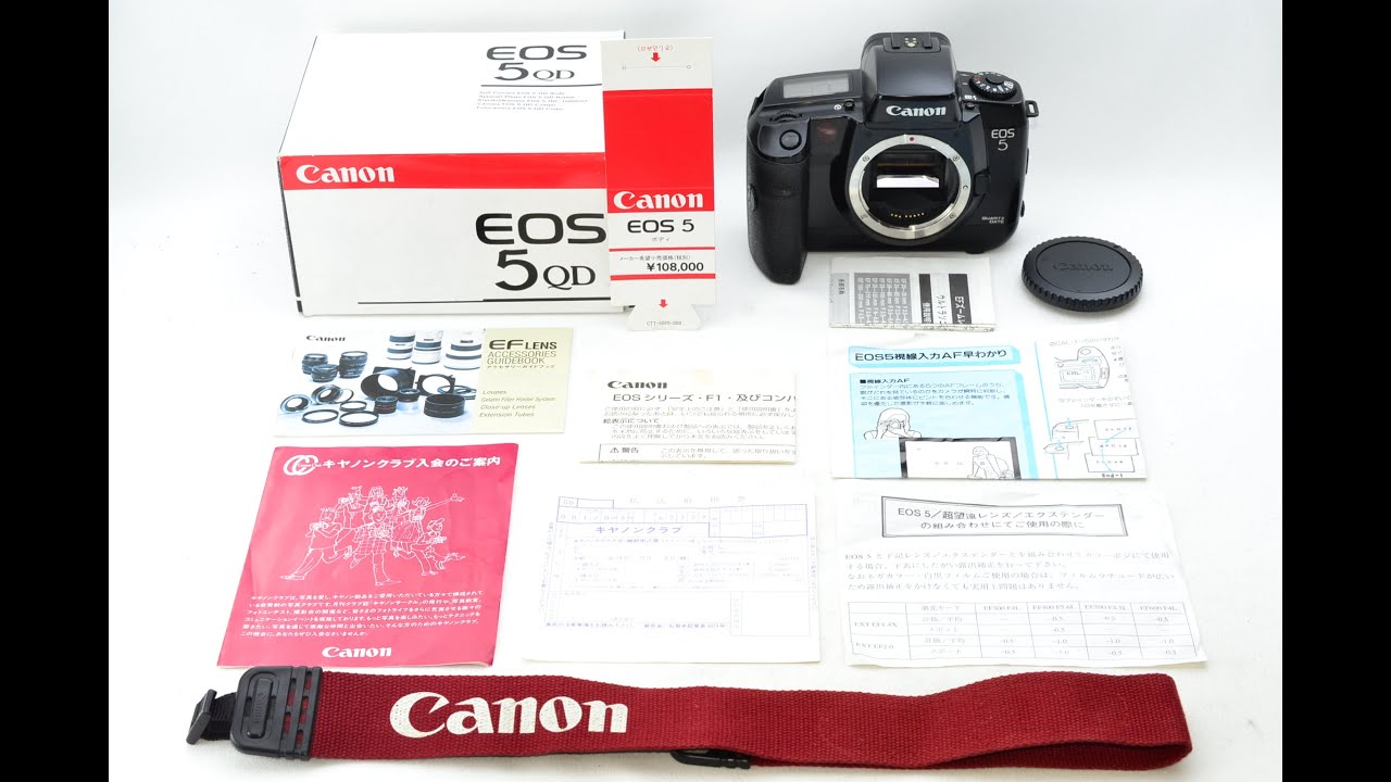 Recommended film camera collection Canon EOS-5 QD 35mm SLR Film Camera ...