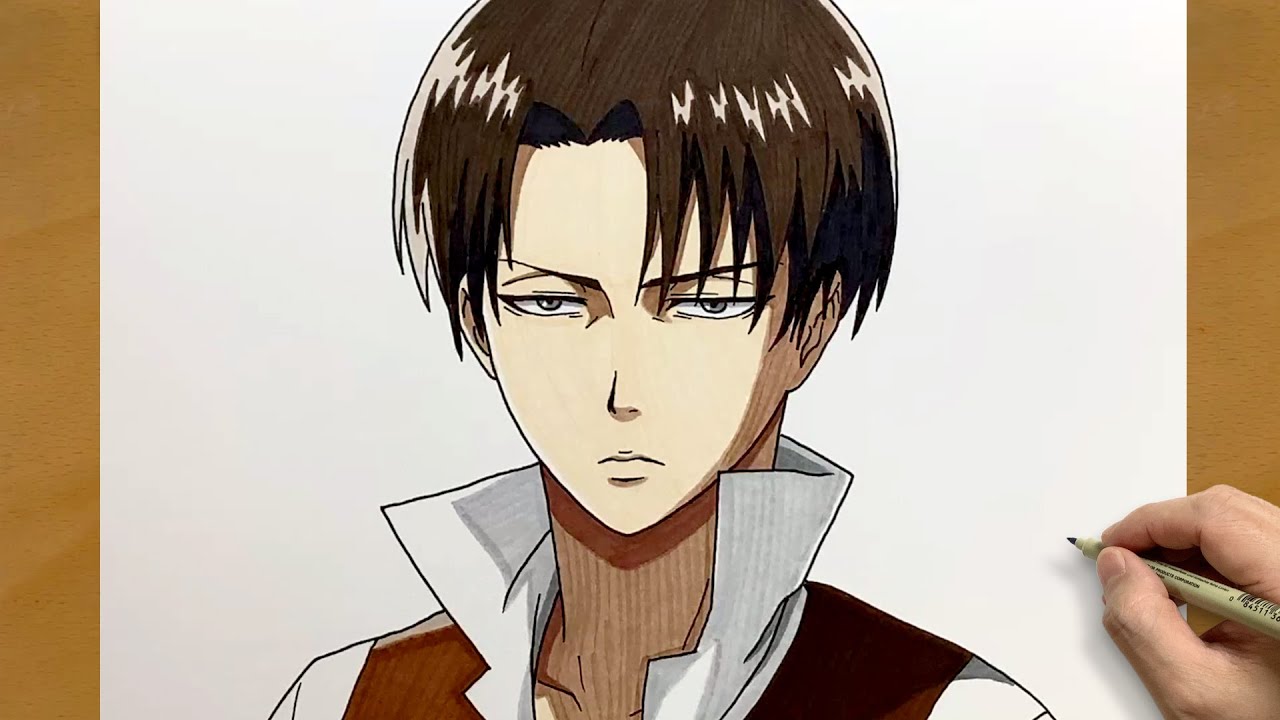 How to Draw Levi Ackerman Step by Step || Attack on Titan || Easy Anime ...