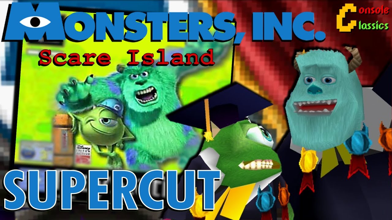 Monsters, Inc. Scare Island [PSX, 2001] Complete Longplay (with ...