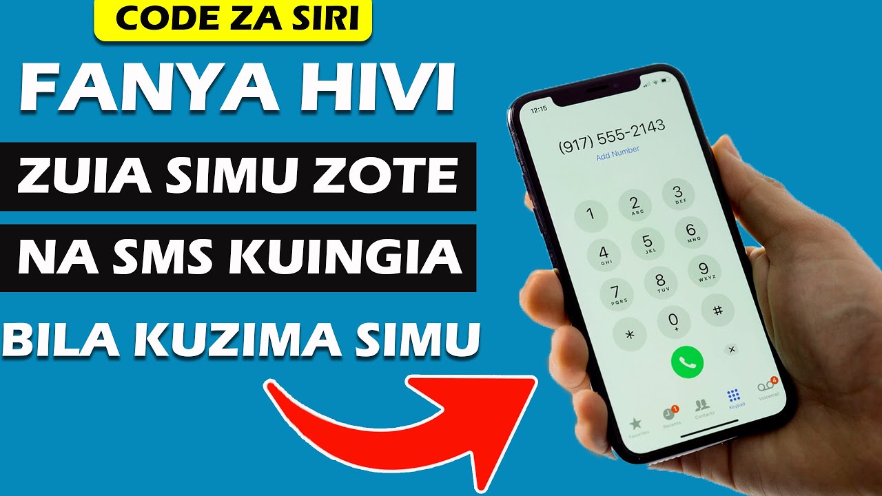 Jinsi ya kuzuia simu na sms zote kuingia bila kuizima simu yako. / CODE za siri block simu zote ...