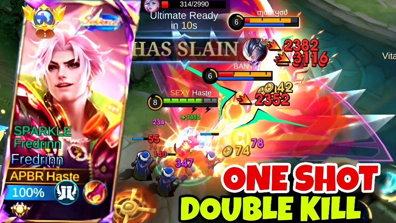 Fredrinn Best One Shot Combo 💯💥| MLBB Best Fighter for Solo Rank | Best ...