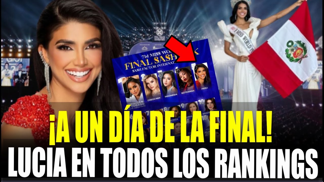 Miss Perú LUCIA ARELLANO ENTRE LAS FAVORITAS DE LAS PREDICCIONES RUMBO ...