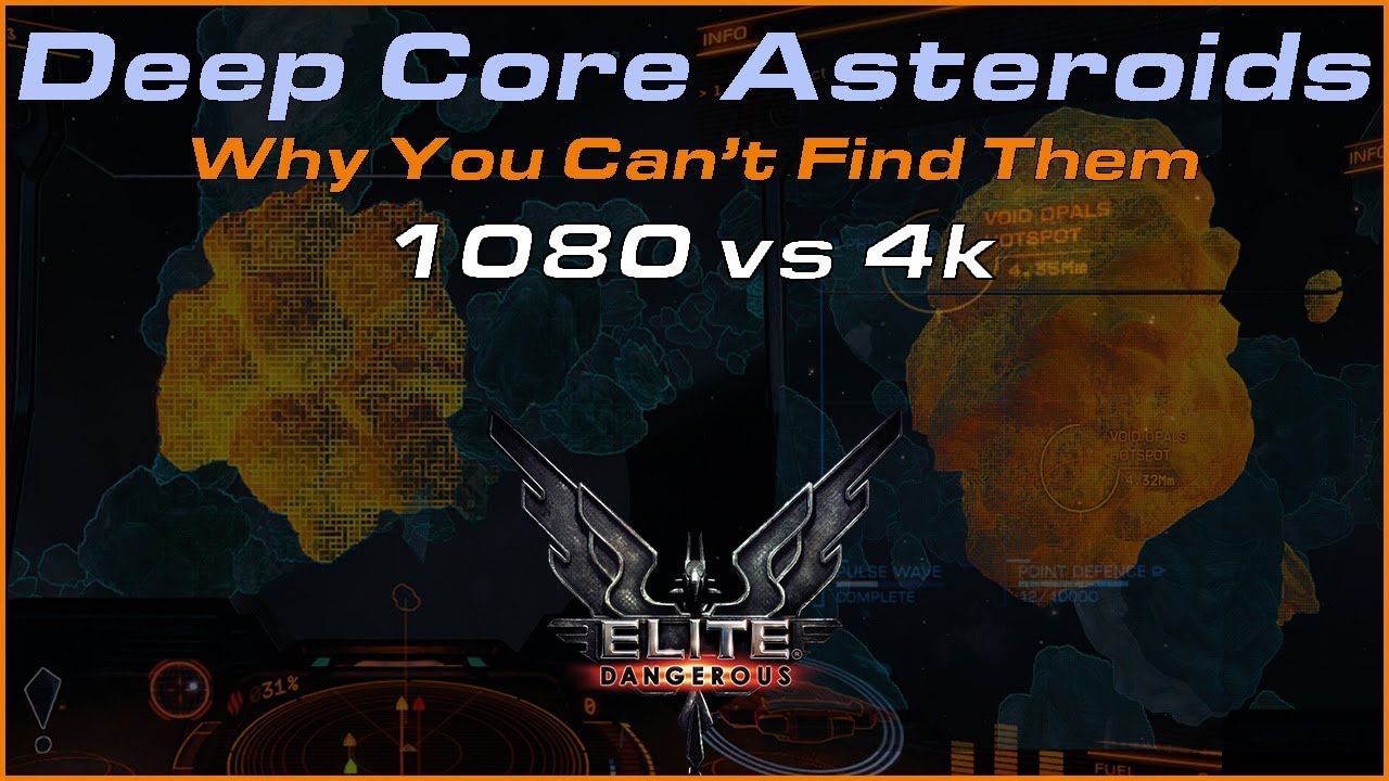 Can You Find Deep Core Asteroids? 4k Vs 1080p Test - YouTube