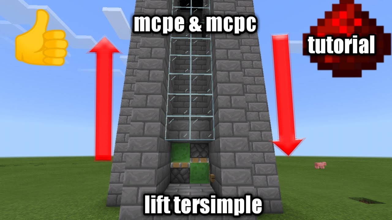Cara membuat lift di minecraft - 100% work - new 1.16 - redstone ...