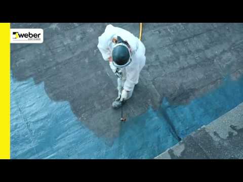 Ремонт рулонної покрівлі. Швидко і ефективно. Використовуємо weber.tec 911 та weber.tec 905 ...