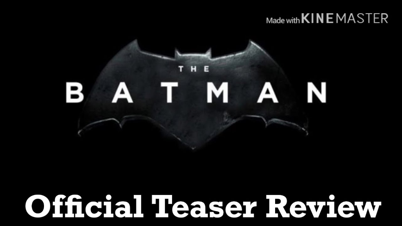 The Batman Official Teaser Review - YouTube