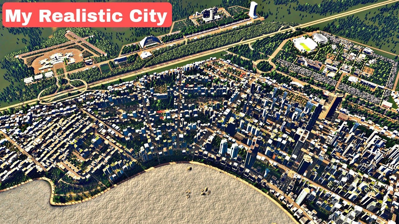 Building a Realistic City in Cities: Skylines - Mods, Hotel, and ...
