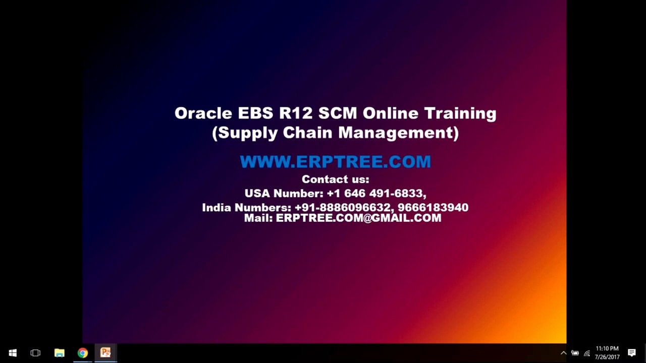 Oracle SCM Functional Training - YouTube