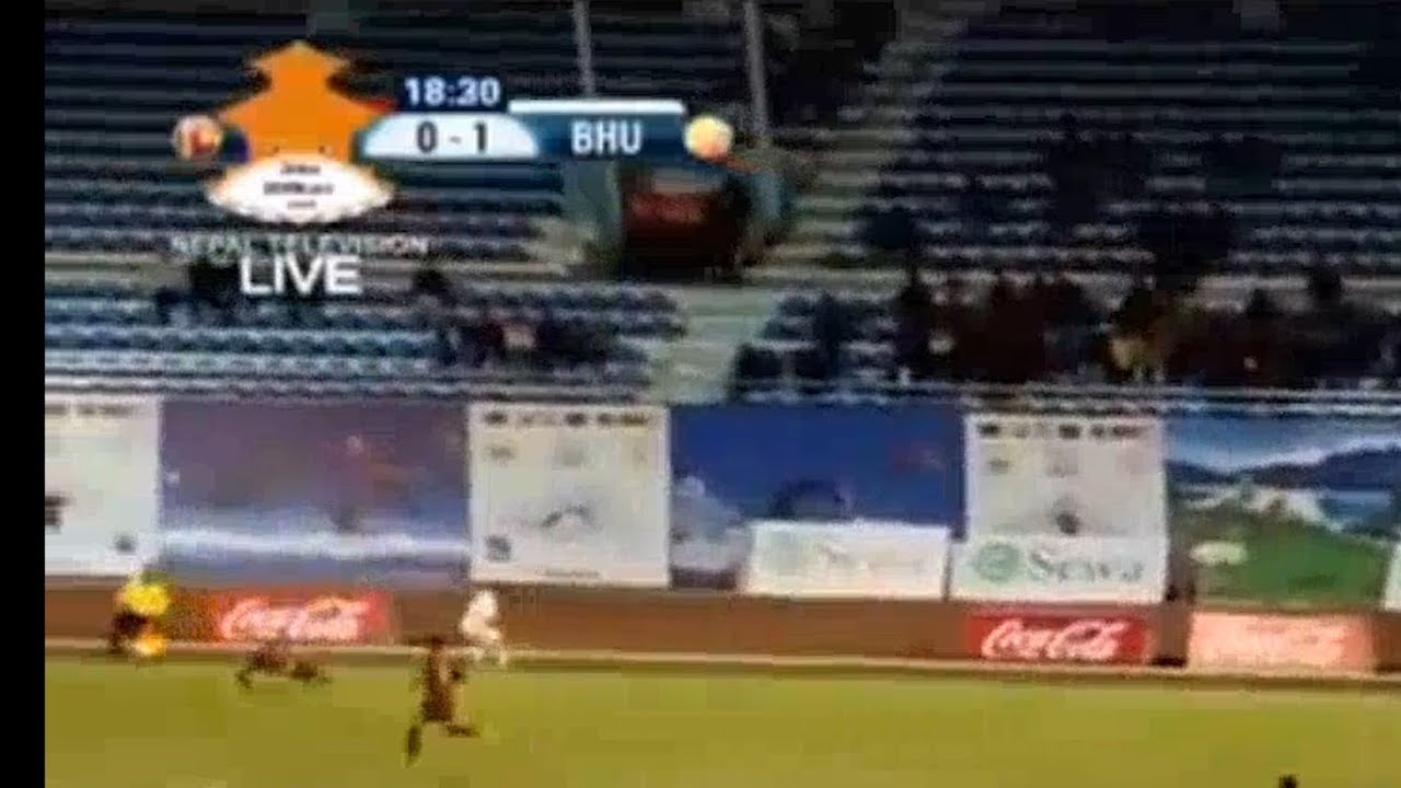Bhutan Vs Sri Lanka-Bhutan on lead by 1 goal - YouTube