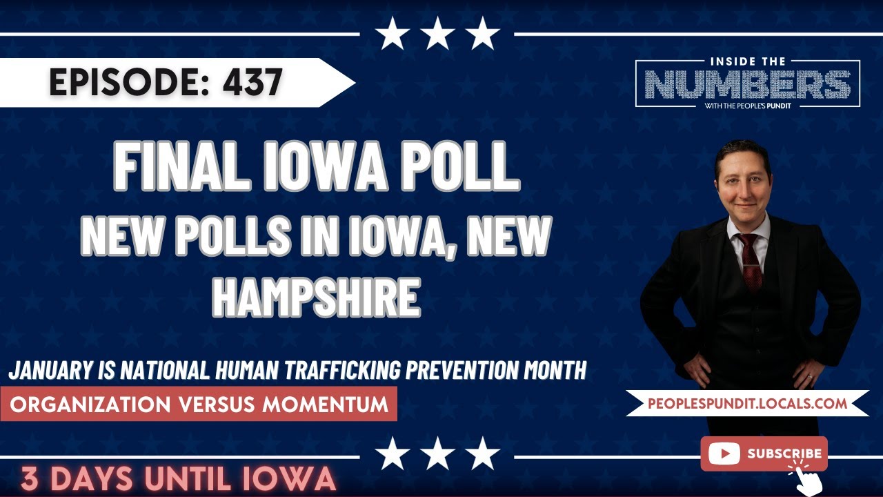 Final Iowa Poll, Organization vs. Momentum | Inside The Numbers Ep. 437 ...