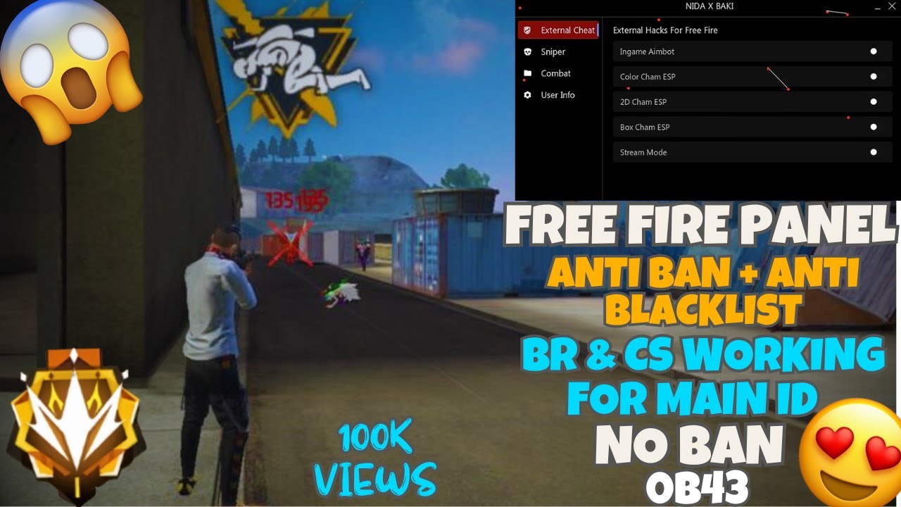 | FREE FIRE | PANEL PAID 100% | ANTIBAN + | ANTIBLACKLIST | FREE ...