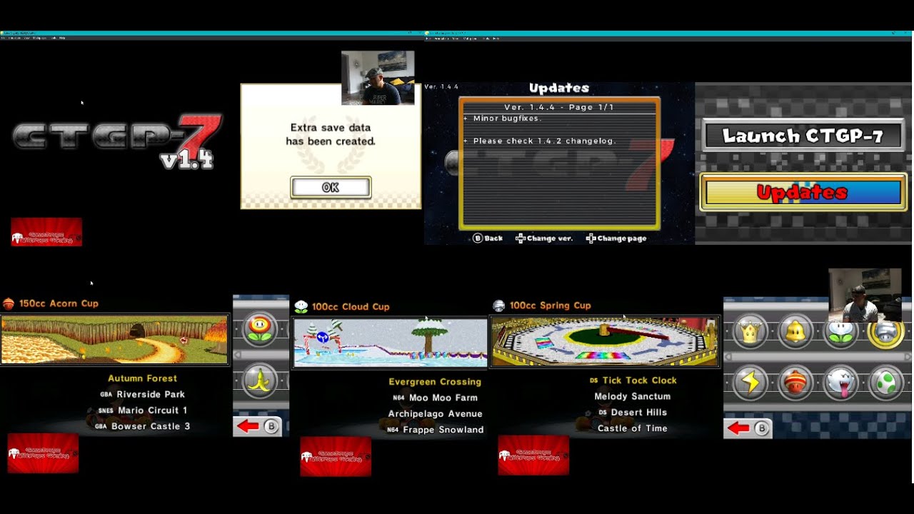 Mario Kart CTGP 7 New Update v1.4.4 on Nintendo 3DS Citra Canary ...