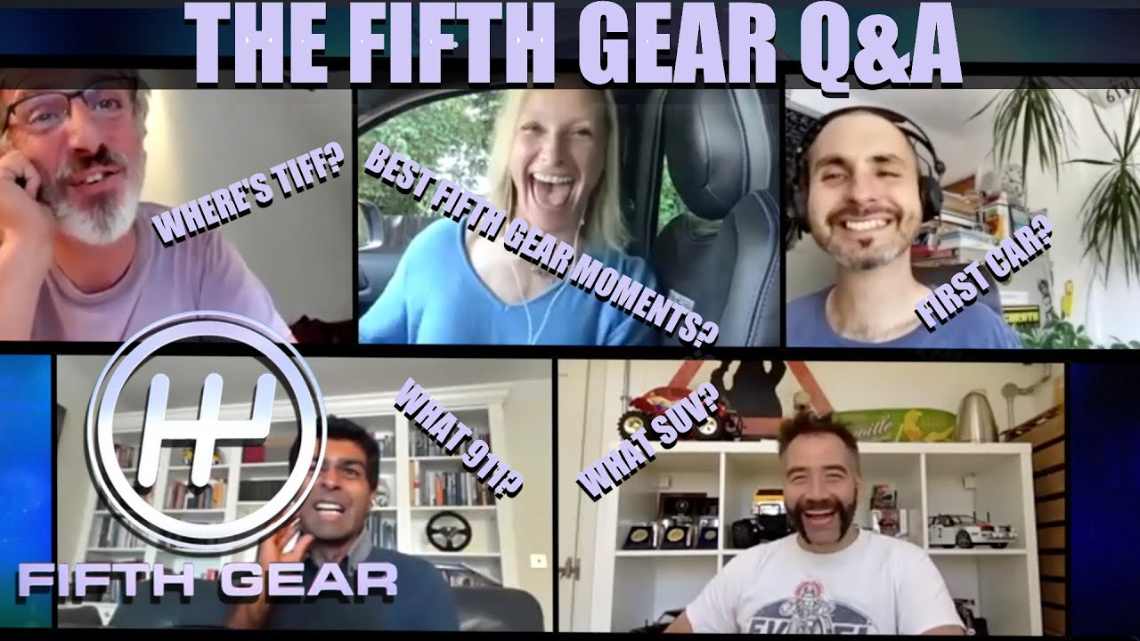 The Fifth Gear Q&A! Where’s Tiff?, Best Fifth Gear Moments, First Car ...