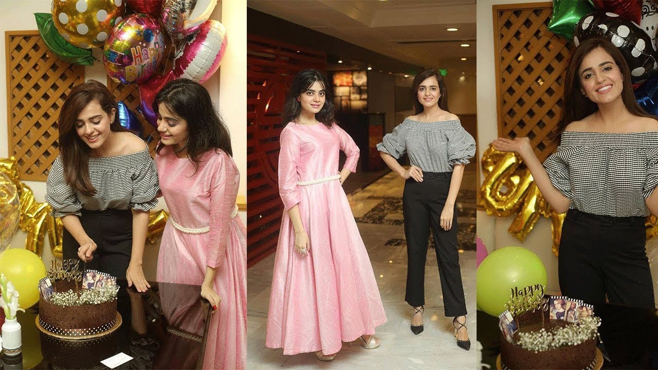 beautiful sumbul iqbal celebrating her birthday - YouTube