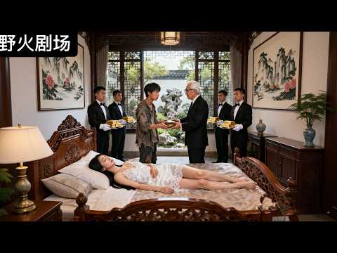 送外送的窮小子被迫給植物人美女衝喜，豈料她竟然是天下第一首富的親孫女！醒來後立刻要領證結婚，窮小夥繼承了千億家產，逆襲人生巔峰！ #給美女衝喜改變了人生