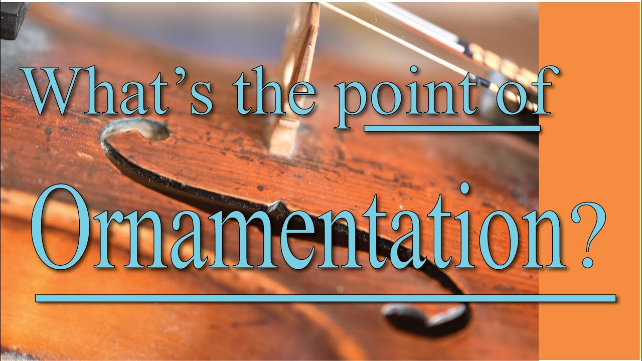Ornamentation on the fiddle. What's the Point? - YouTube