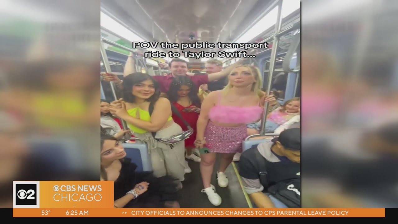 CTA reporting Taylor Swift Eras Tour boost in commuters - YouTube