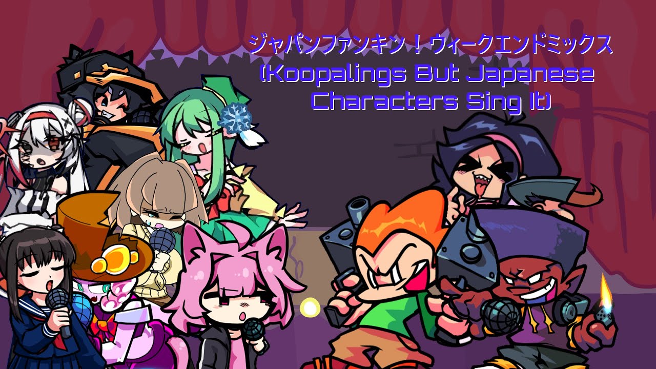 Japan Funkin'! Weekend Mix (Koopalings But Alt. Japanese Characters ...