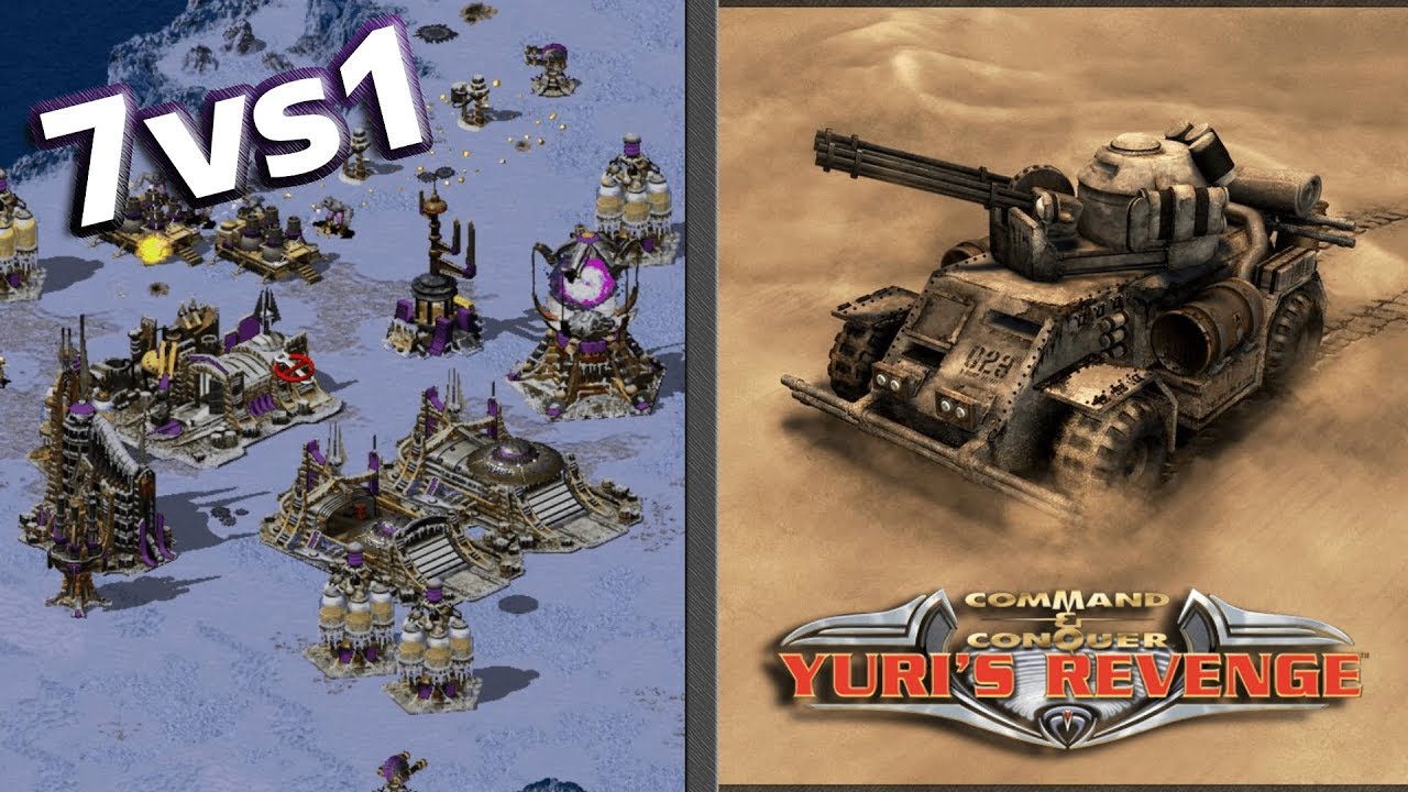 Red Alert 2 - Final Allied Mission (YR) Map - 7 vs 1 - YouTube