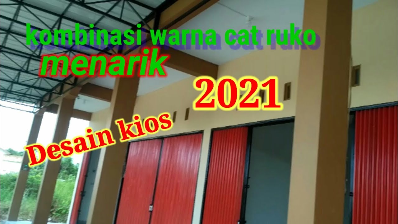 kombinasi warna cat ruko yang bagus. - YouTube
