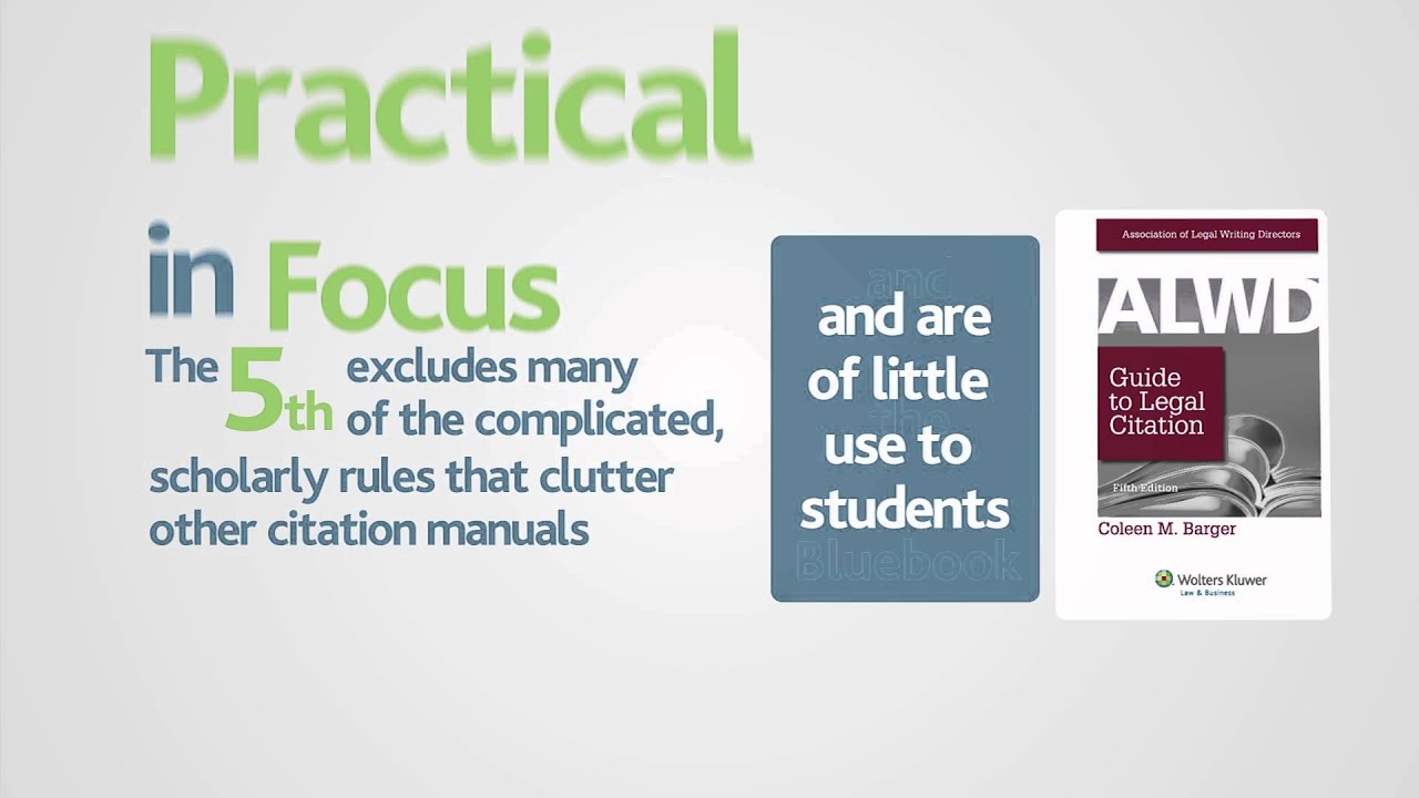 ALWD Guide to Legal Citation Companion - YouTube