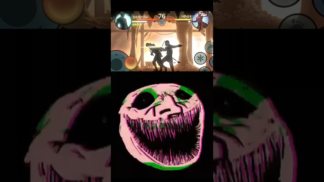 Shadow troll face edit|Shadow x trollface|#shadowfight2 #gaming #trend ...