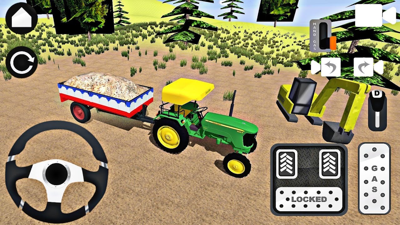 Indian Tractor Simulator 🚜💥|| Indian Tractor Drive in Village 🚜 ...