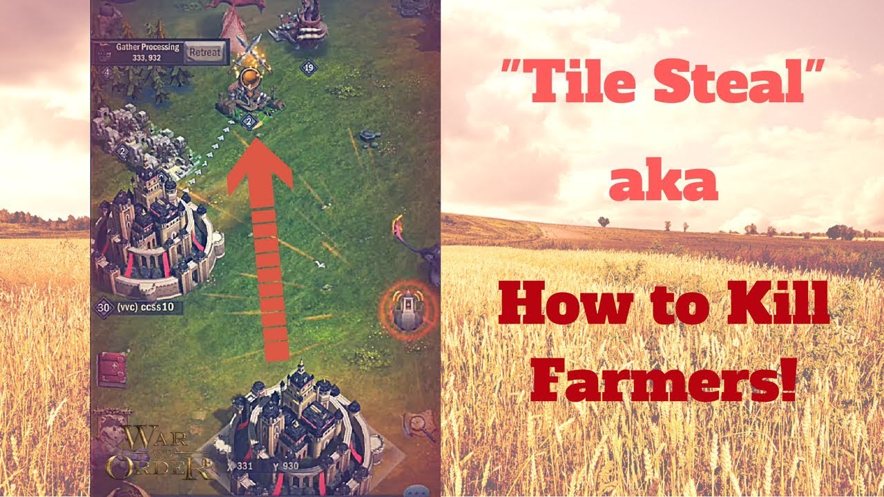 War Tips: The Tile Steal Trap - War and Order Gameplay - YouTube