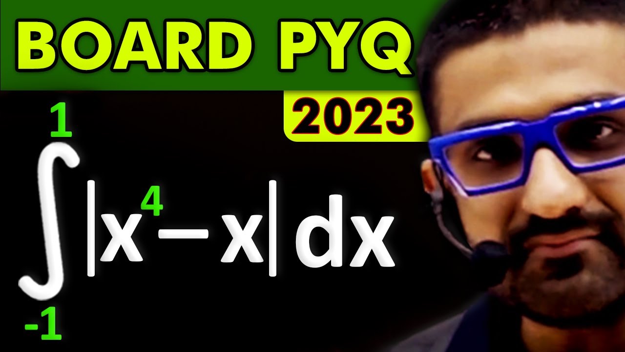 Definite Integration PYQ from CBSE BOARD 2023 PAPER - YouTube