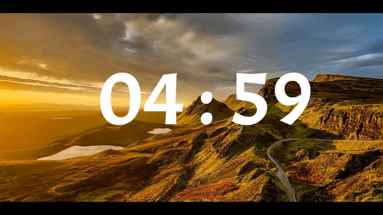 A simple 5 minute countdown timer - YouTube