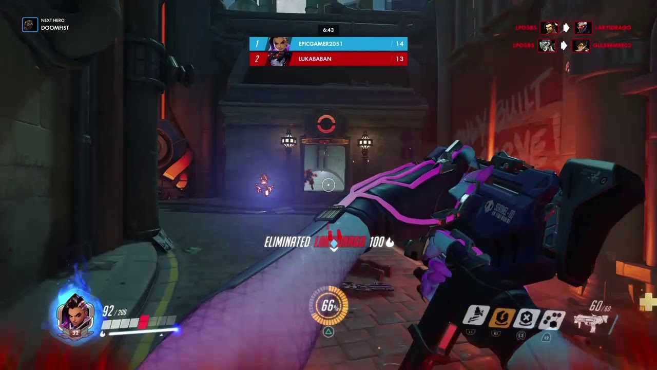 Overwatch hero gauntlet - YouTube