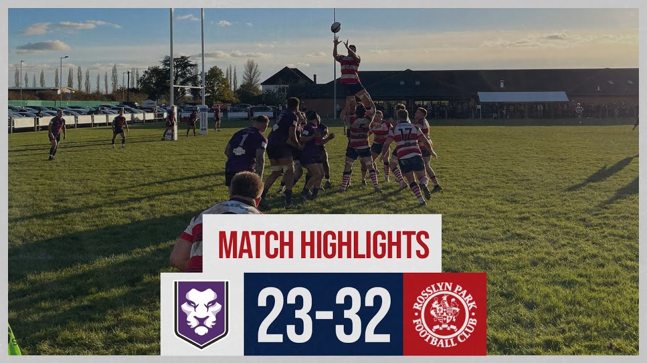🏉 Match Highlights | Leicester Lions vs Rosslyn Park - YouTube