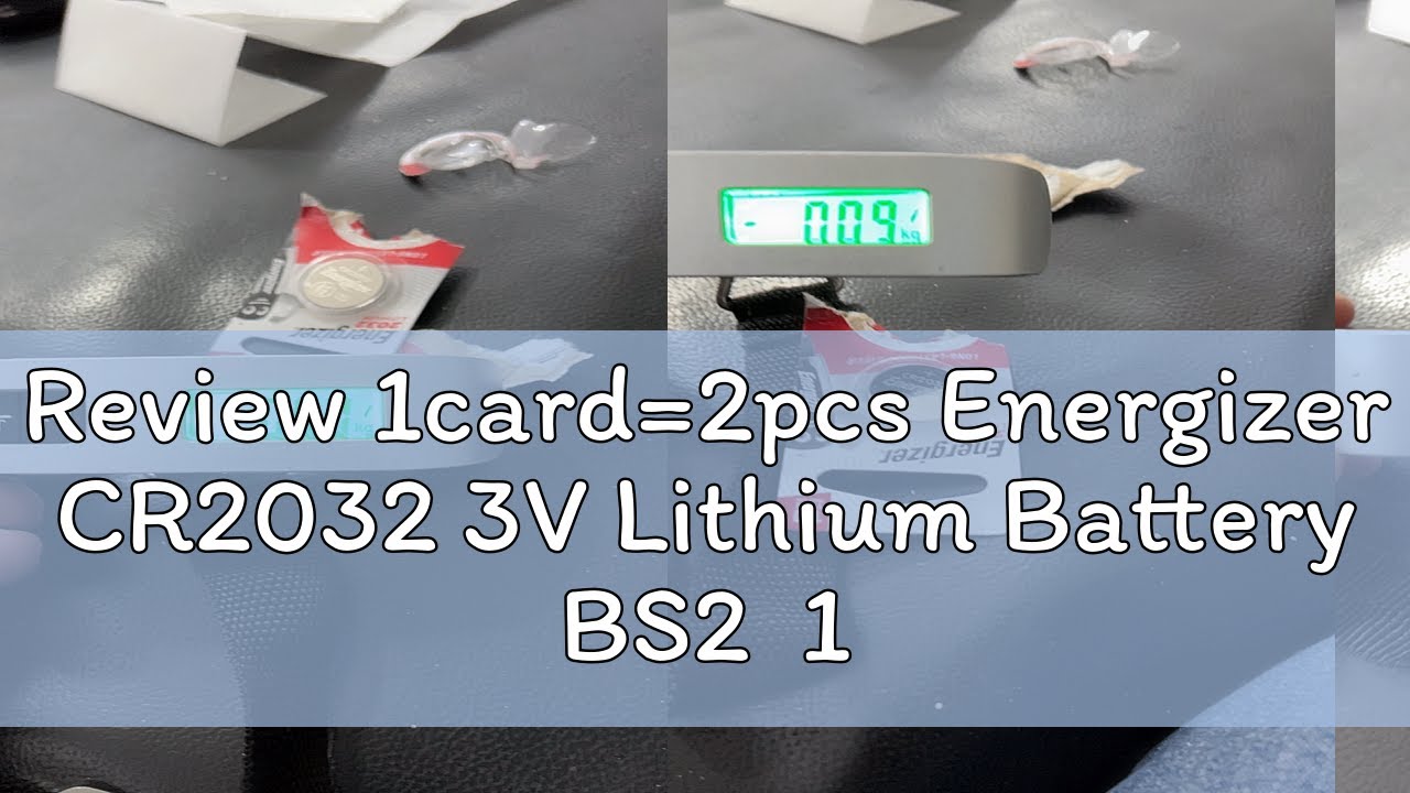 Review 1card=2pcs Energizer CR2032 3V Lithium Battery BS2 100% Original ...
